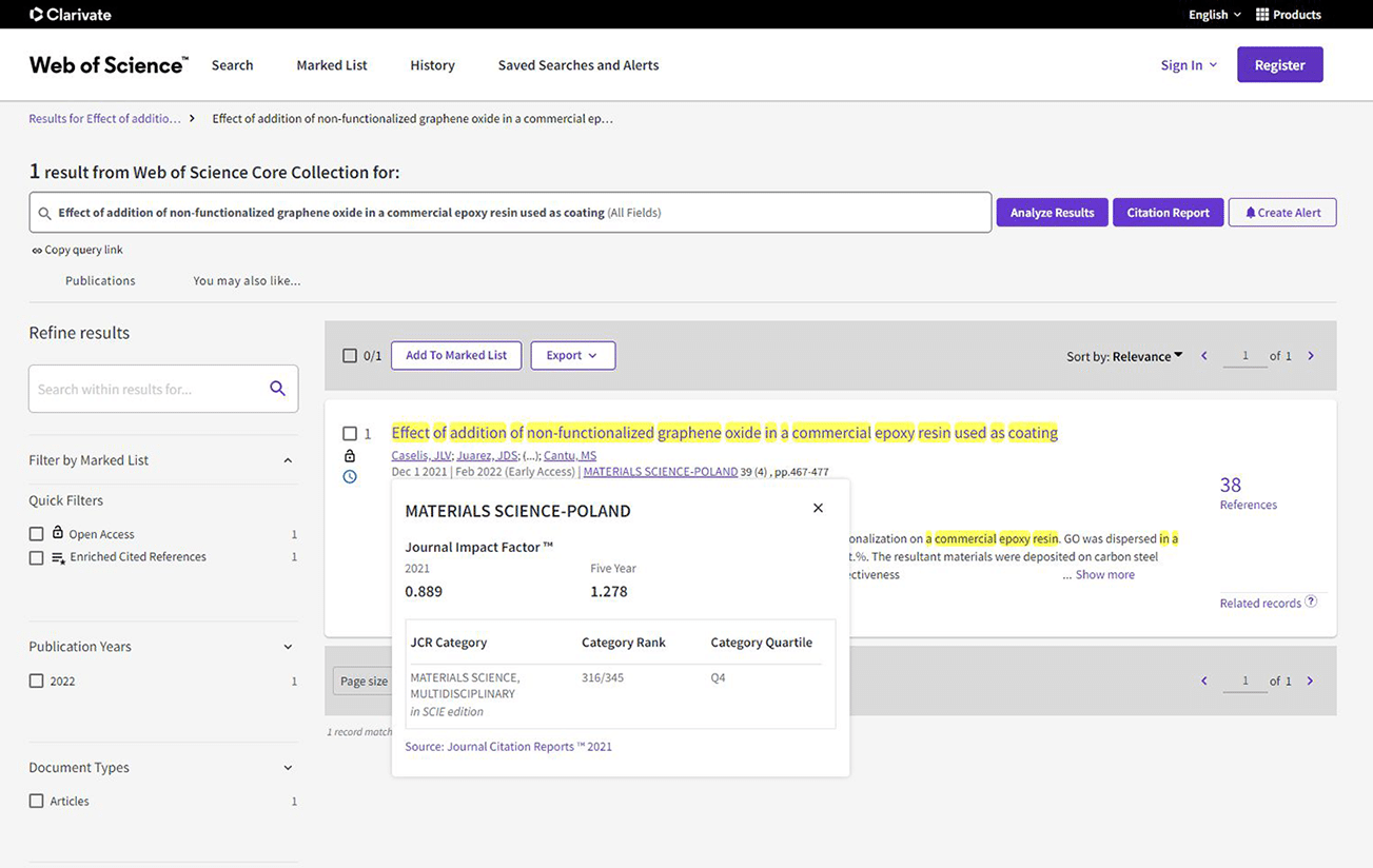 IMPACT FACTOR 2021: 0.889